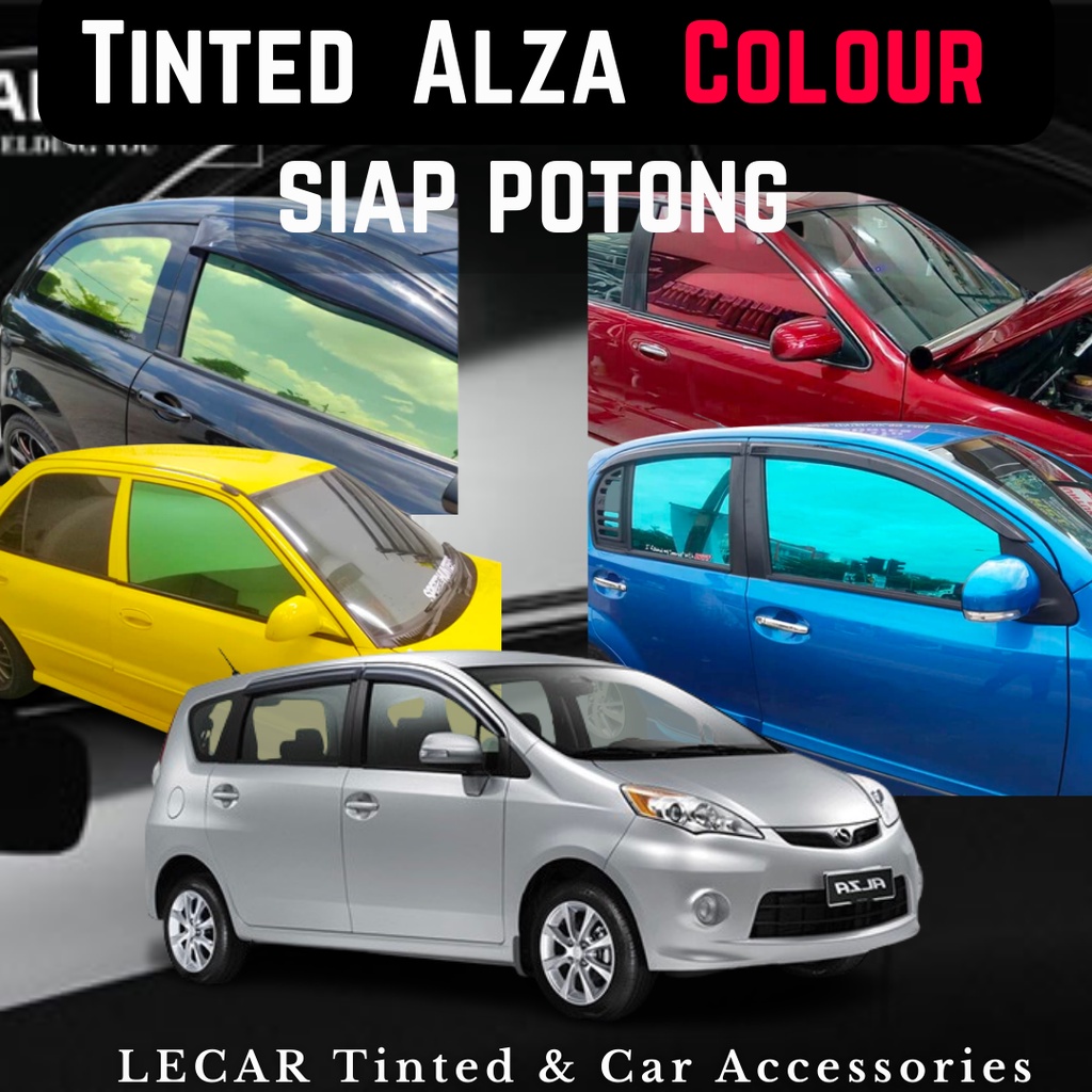 Tinted Perodua Alza / tinted kereta/ tinted Perodua Alza siap potong ...