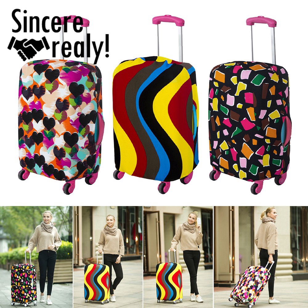 Travel Luggage Cover Protector Suitcase Elastic Dust Bag Case Ruang ...