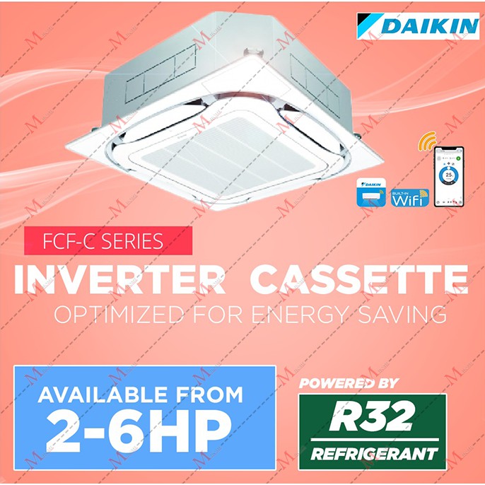Daikin r32 2.0hp - 5.0hp skyair ceiling cassette air conditioner ...