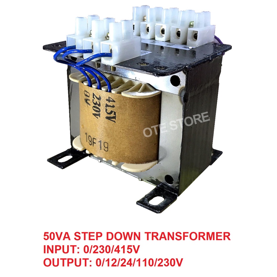 Step Down Power Transformers 50VA (Input Volt : AC 230/415V, Output ...