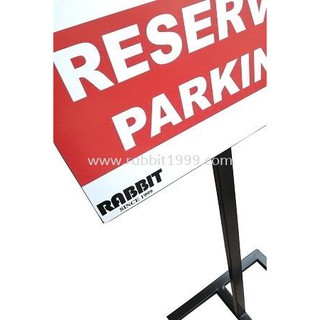 RESERVED PARKING STAND - reserved parking sign board with metal stand ...