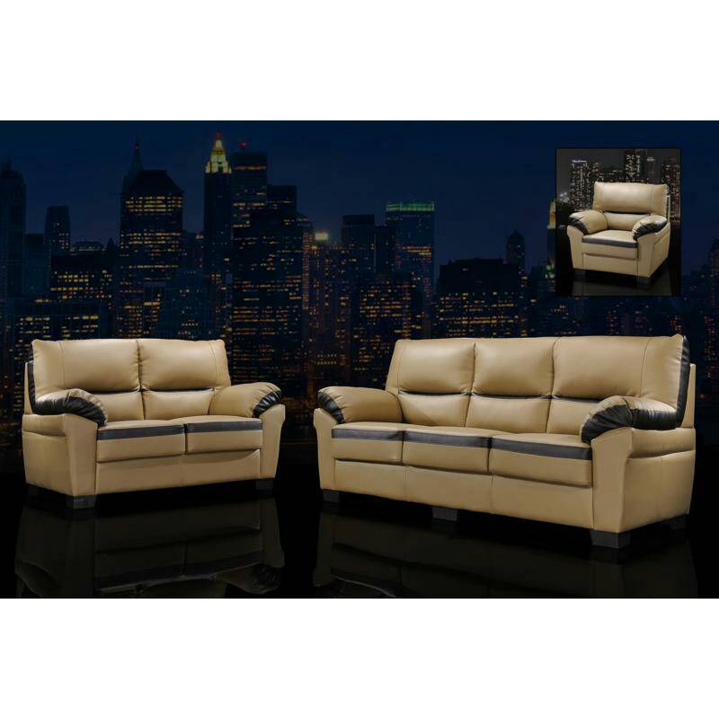 PU Leather Sofa Set 1 Seater 2 Seater 3 Seater | Shopee Malaysia