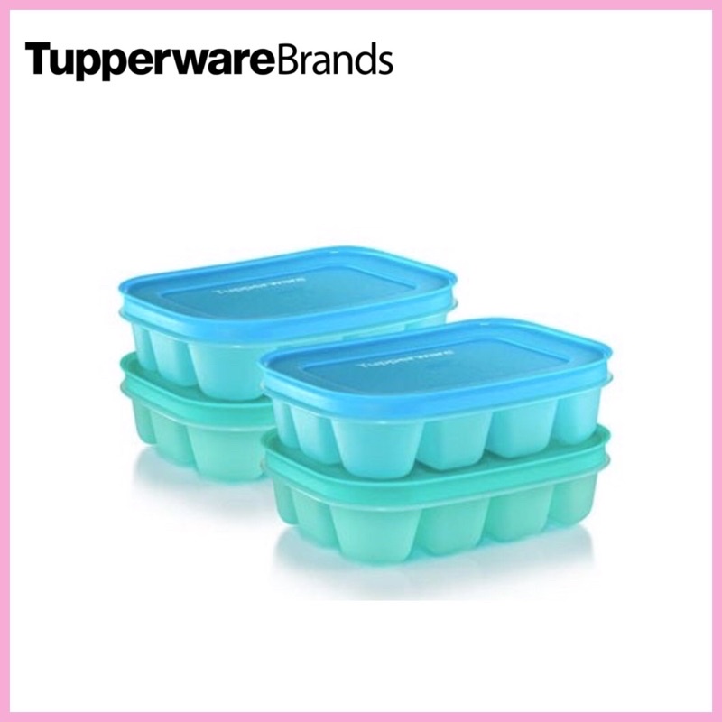 Tupperware Chill Freeze Ice Cube Tray with Cover Bekas ais (1pcs ...