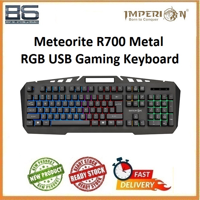 Imperion Meteorite R700 Metal RGB USB Gaming Keyboard | Shopee Malaysia