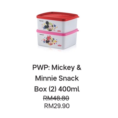 mickey mouse bottle tupperware | Shopee Malaysia