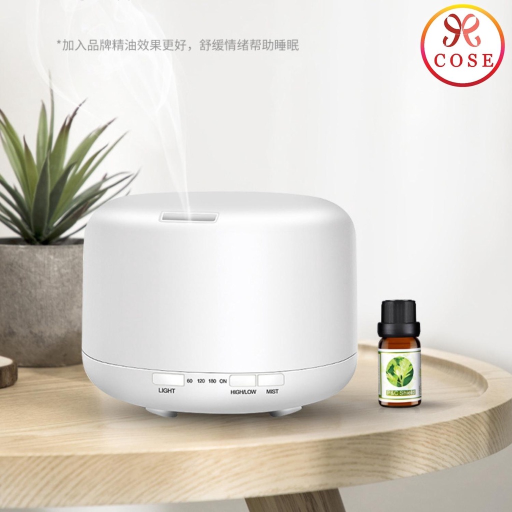 COSE Ultrasonic Diffuser Air Humidifier MUJI 500ML Aroma Diffuser For ...