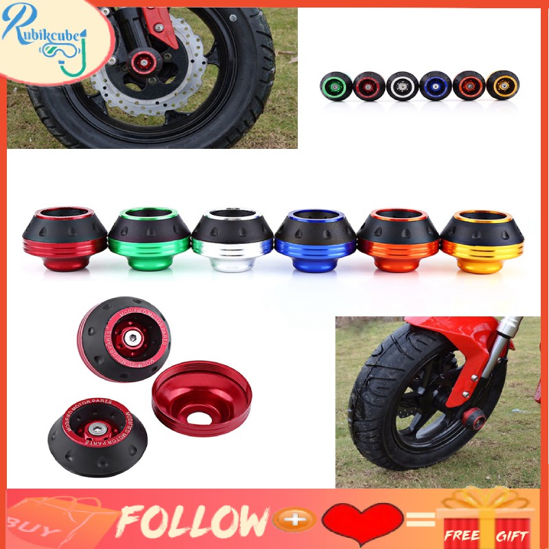 CNC Aluminum Front Fork Wheel Frame Sliders Motorbike Falling ...