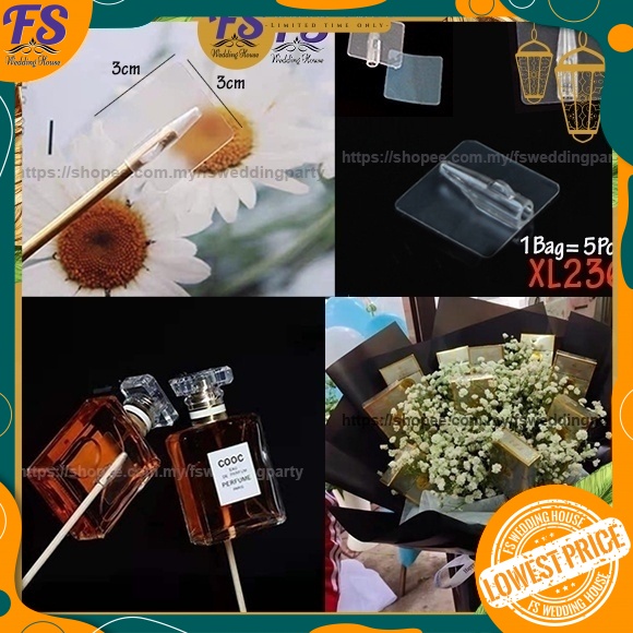 Stand Stick/ Florist Flower Bouquet Plastic Card Stick Contents / Stick ...