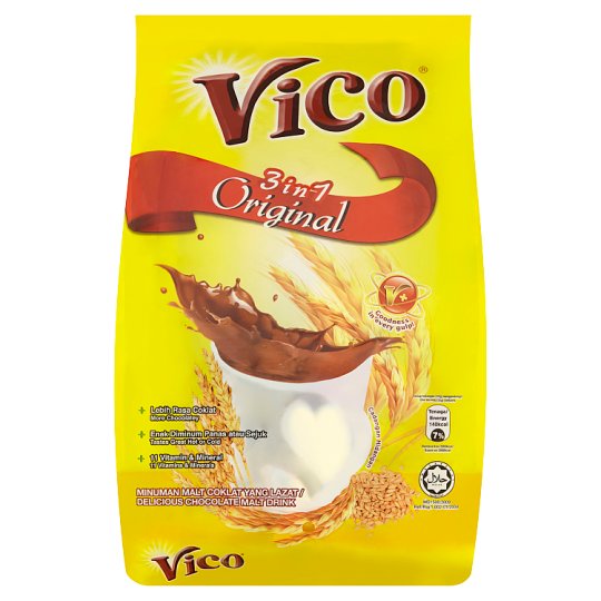Vico Chocolate Malt Drink 3 in 1 Original | Shopee Malaysia