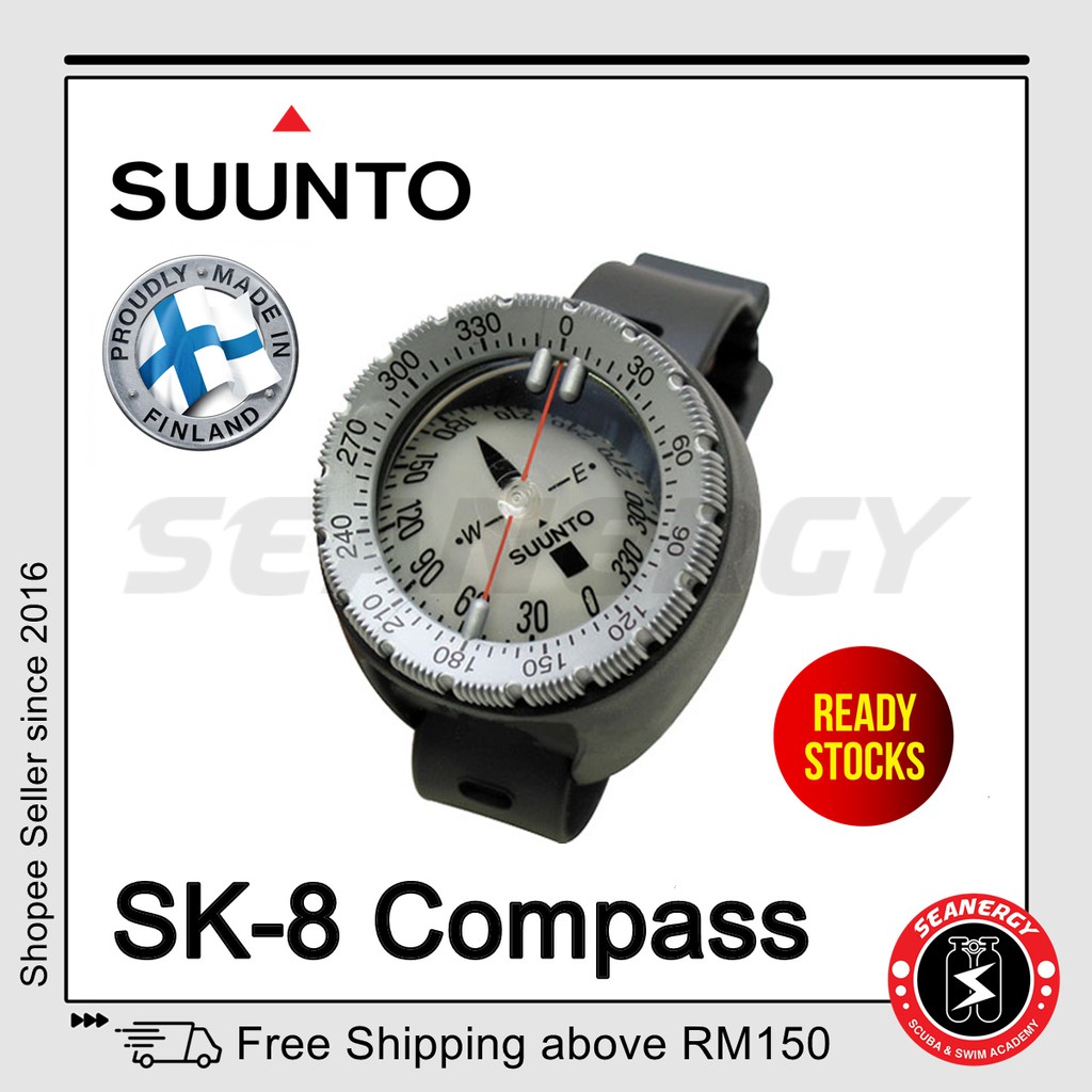 Suunto Compass SK8 Compass SK-8 Wrist Mount Compass for Scuba Diving ...