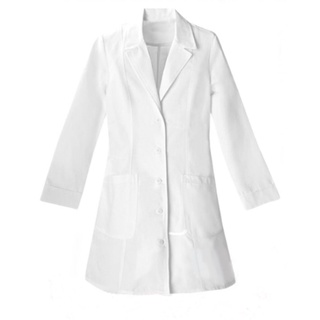 White Lab Coat or Kot Makmal/Lab Coat LONG SLEEVES/Unisex Lab Coat ...