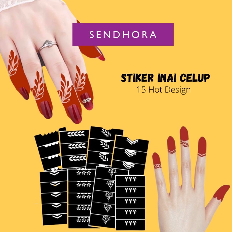 STIKER INAI CELUP ZURARAHIM ORIGINAL HQ / STIKER UNTUK PENGANTIN / INAI ...