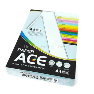 ACE A4 Colour Paper 80gsm 450 Sheets Kertas Warna Light Color | Shopee ...