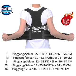Posture Belakang Back Support Baju Terapi Bengkung Alat Sokong Tulang ...