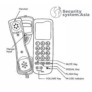 NEC AT-40 Corporate Office Communication Single Line Telephone | Shopee ...