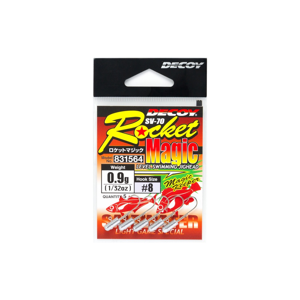 Decoy SV-70 Jig Head Rocket Magic Fishing Hook | Shopee Malaysia