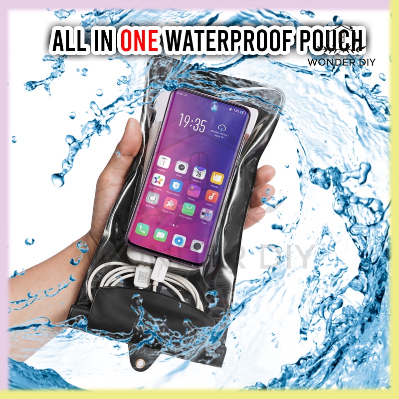 XXL Size Waterproof Phone Bag Universal Smartphone Water Resistant PVC ...