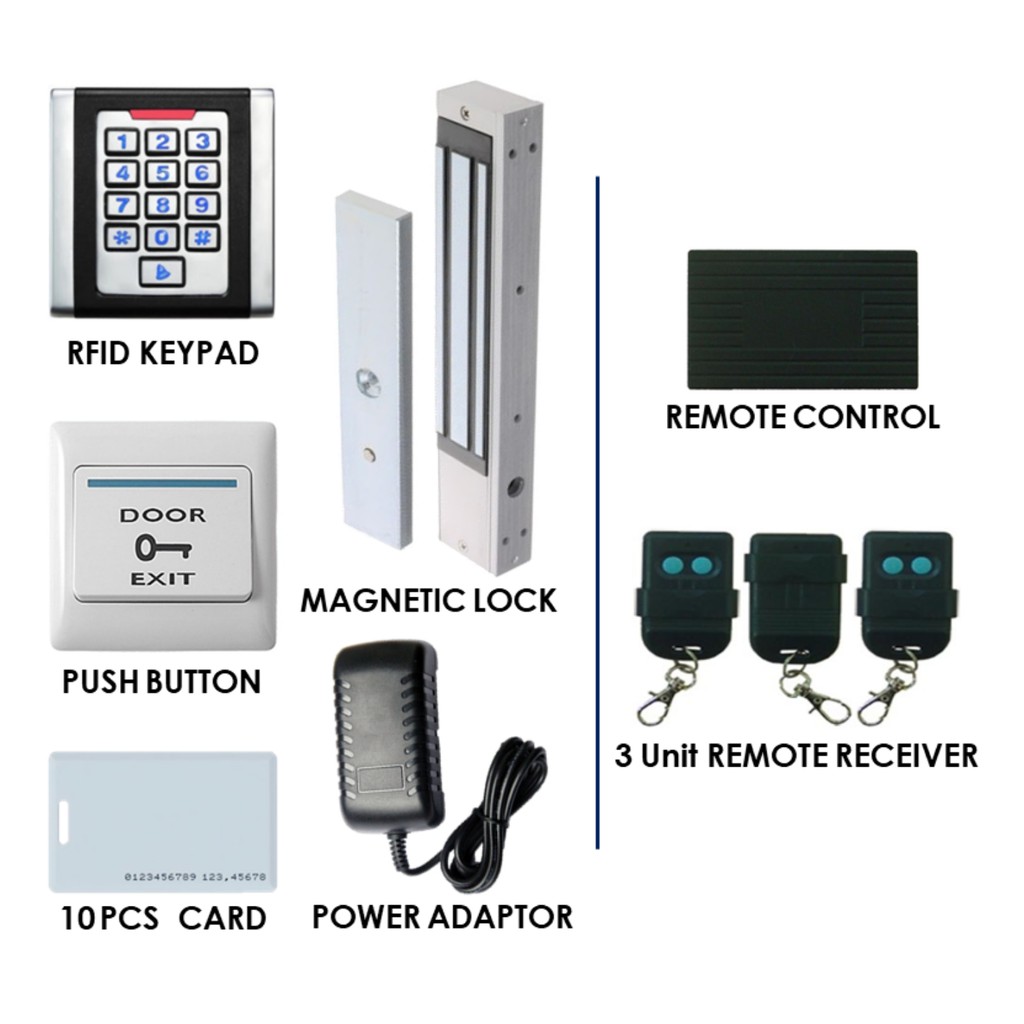 K8 Door Access Control System With Electric 600lbs Magnetic Lock ...