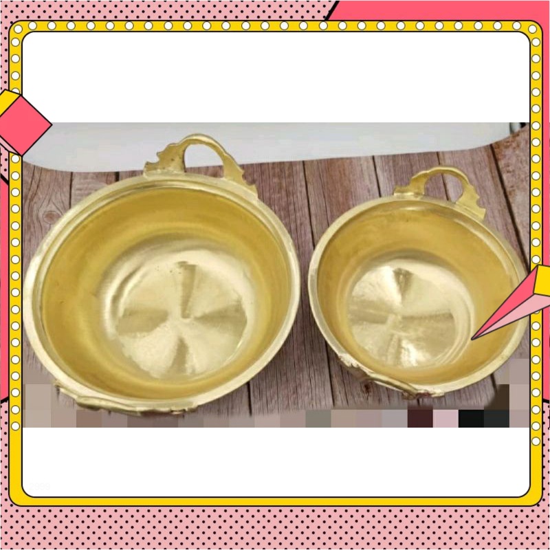 Ready Stok. Kuali Tembaga Buatan tangan Terengganu. Kuali Dan periuk ...