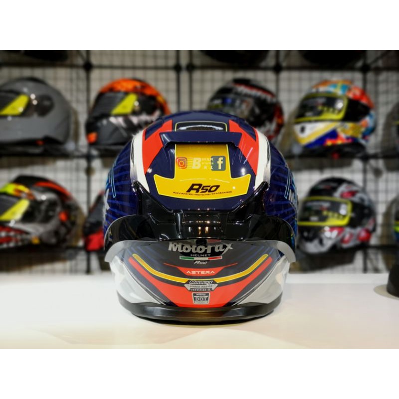 Original Motorax R50S Astera MC1 Full Face Helmet S | PGMall