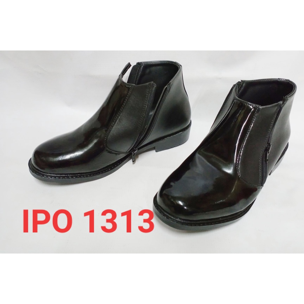 KASUT KILAT PDRM KASUT POLIS 2 ZIP LELAKI {{{ITALIAN POLO READY STOCK ...