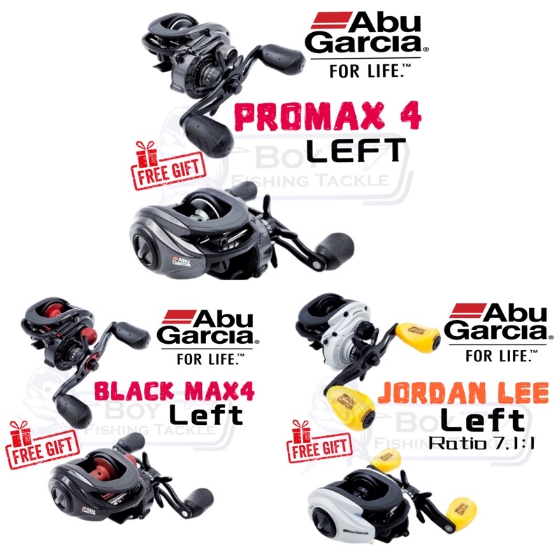 ABU GARCIA BLACK MAX4 PROMAX4 BLACK MAX 4 PRO MAX 4 JORDAN LEE BAITCASTING REEL | Shopee Malaysia