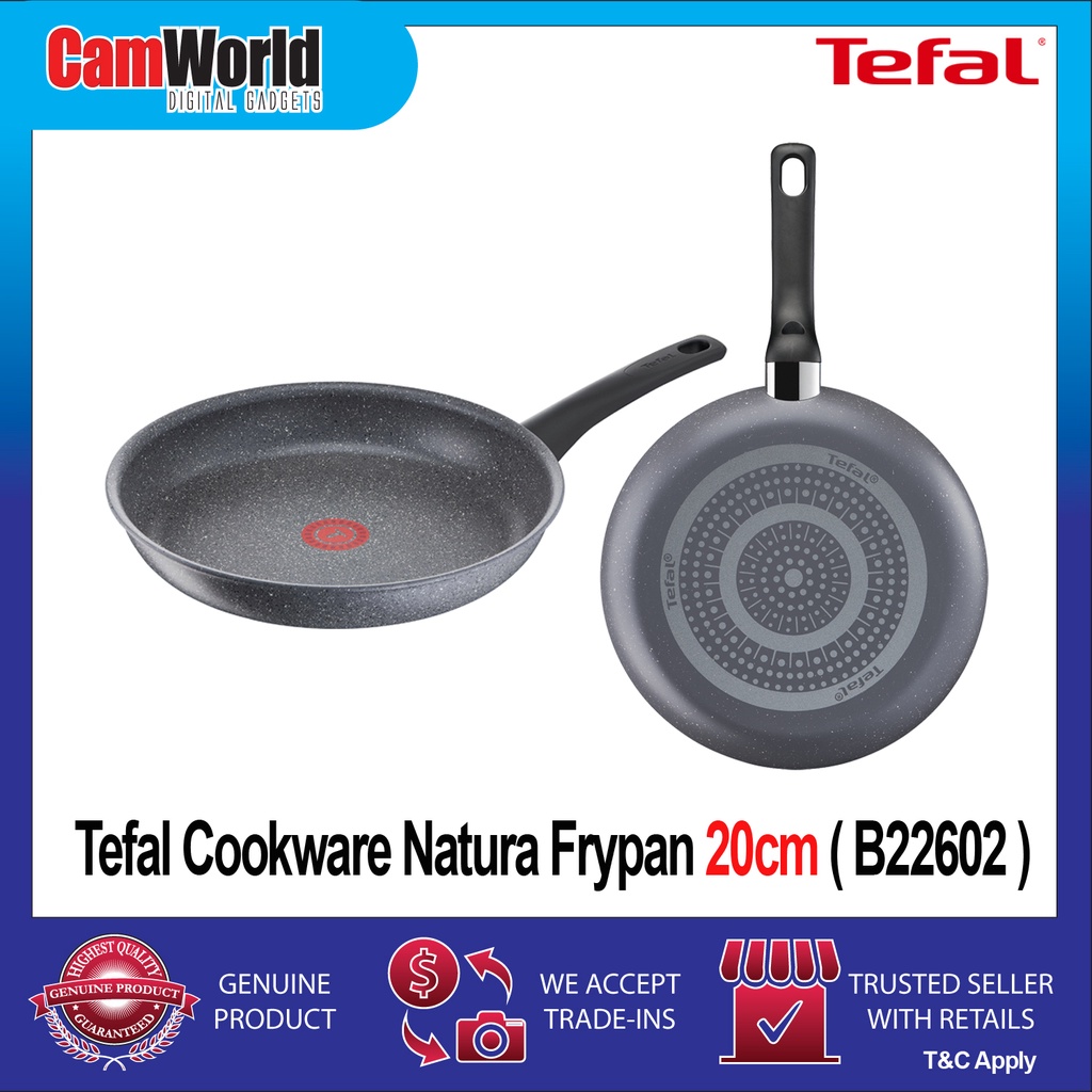 Tefal Cookware Natura Frypan 20cm ( B22602 ) | Shopee Malaysia