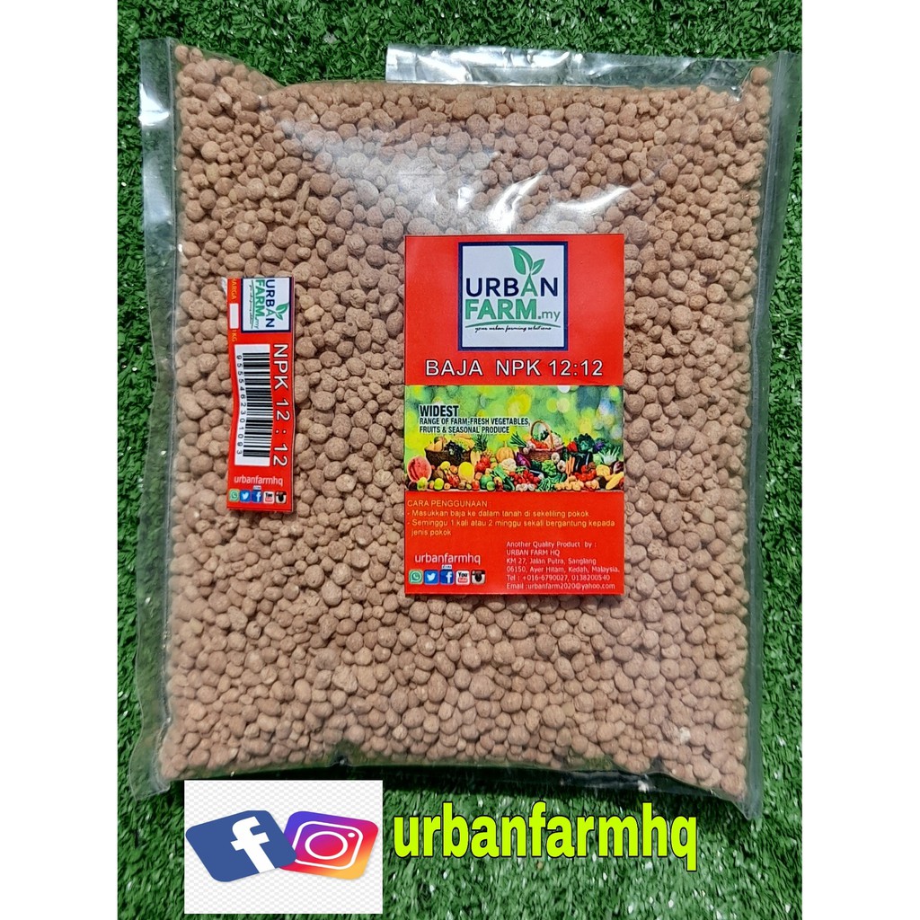 1KG Baja NPK 12:12:17:2 + TE Baja Tempatan Menyuburkan Tanaman 😁🌿 ...