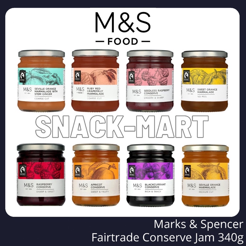 M&S Marks & Spencer Fairtrade Conserve Jam 340g | Shopee Malaysia