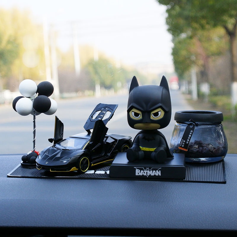 Ready Stock! Hot New Batman Car Dolls Head Shaking Model Car Ornaments ...
