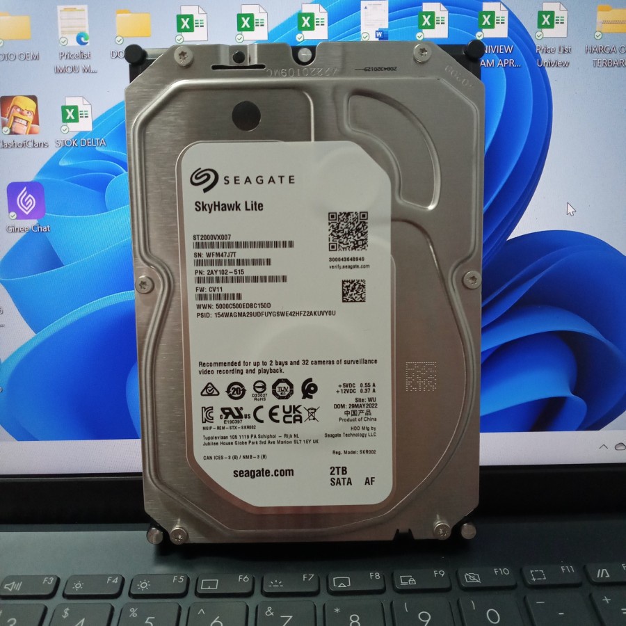 2tb SEAGATE SKYHAWK HARDISK SURVAILLANCE Hard Disk | Shopee Malaysia