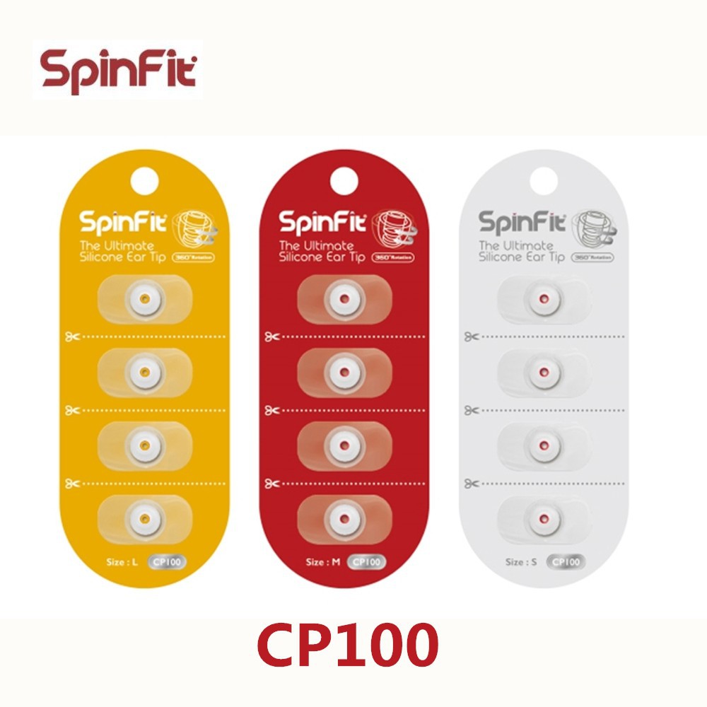 SpinFit CP100 Silicone Eartip Patented Eartips 1pair(2pcs) | Shopee ...