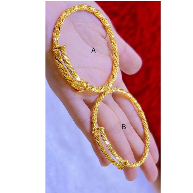 BANGLE EMAS -18K BANGKOK GOLD | Shopee Malaysia