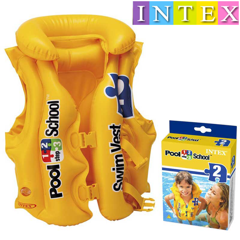 GenuineINTEXChildren's Inflatable Life Jacket Boys Bathing Suit ...