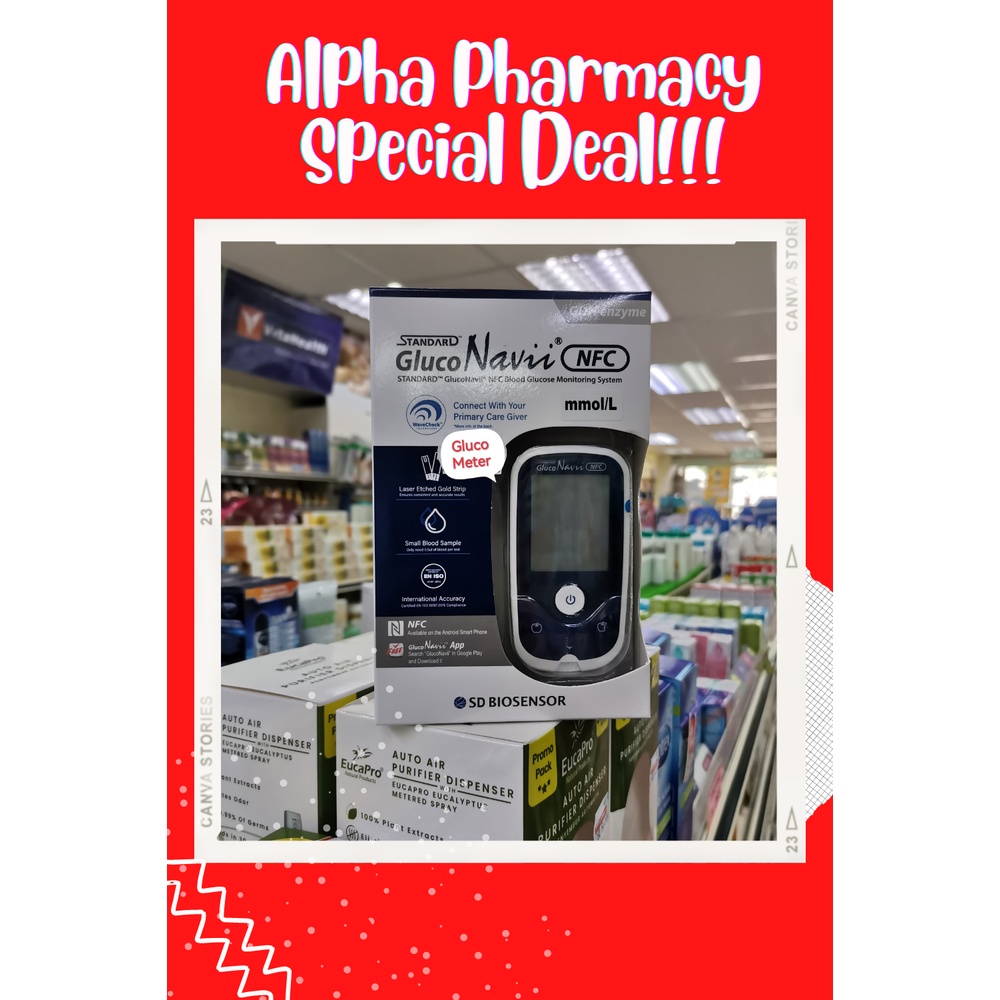 GlucoNavii Gluco Navii Meter Set | Test Strip 50s | Ready Stock ...