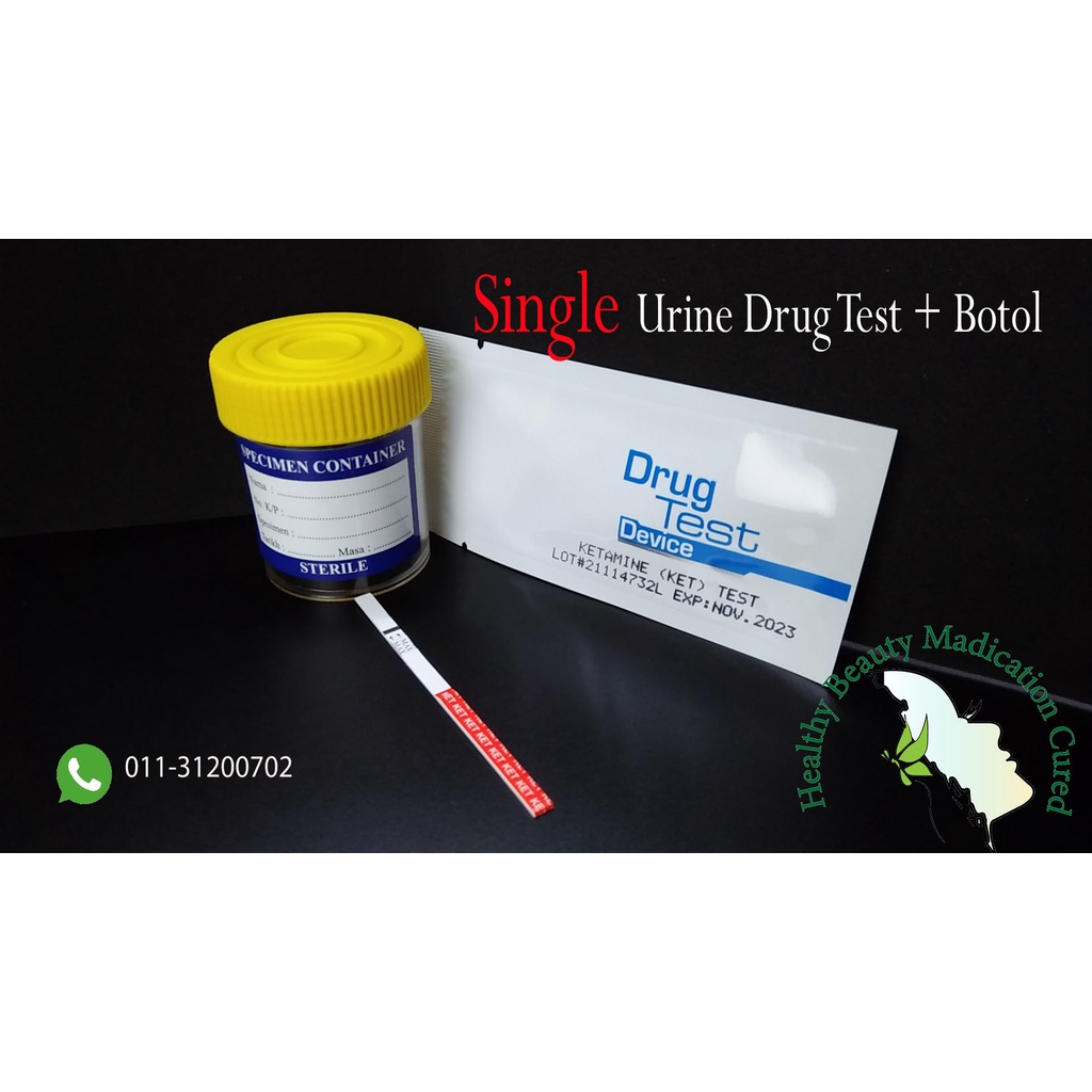 Single Urine Drugs Test Strip + Botol (Lulus KKM) | Shopee Malaysia
