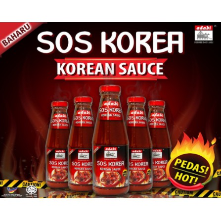 ADABI Sos Korea Pedas 340g Halal Korean Sos | Shopee Malaysia
