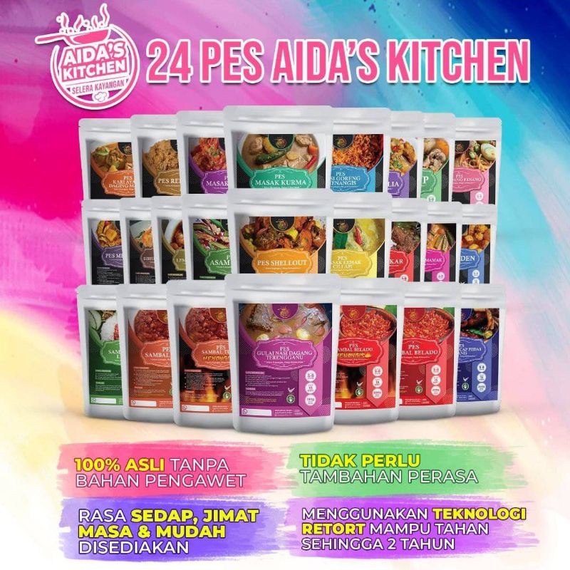Pes aida 's kitchen pes masakan segera yang mudah, sedap dan jimat masa ...