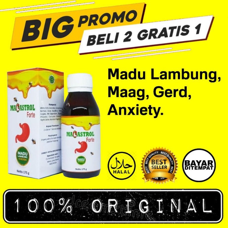 Latest - Gastric Acid Honey - Magastrol Forte Original 175gr - Chronic ...