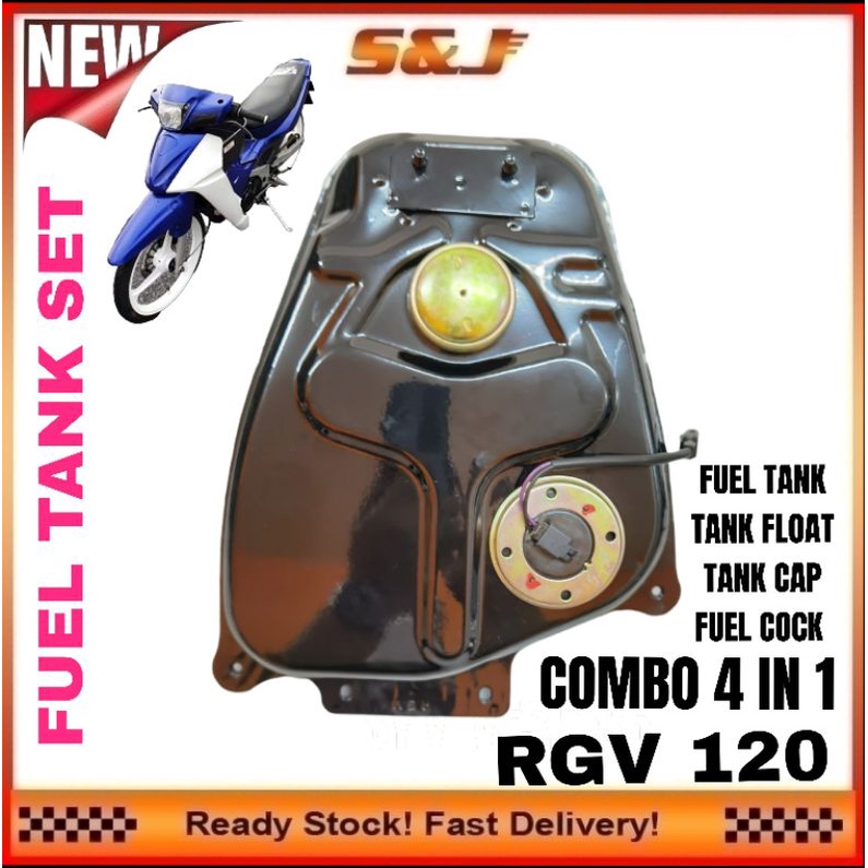 SUZUKI RGV 120 RGS RG SPORT FUEL TANK ASSY TANGKI MINYAK COMBO 4 IN 1 ...