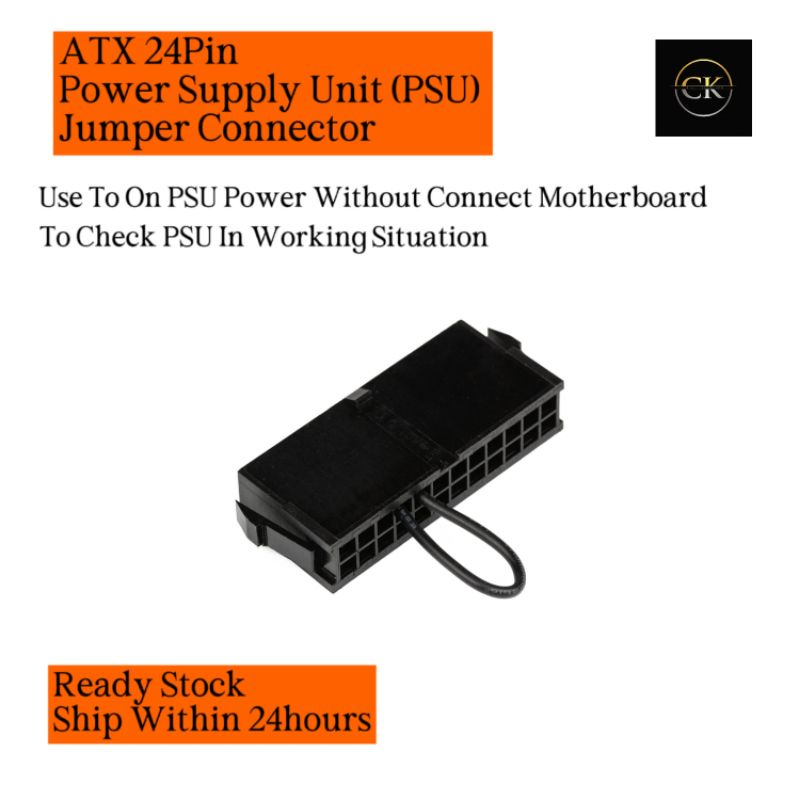 MEGA SALES !!📣READY STOCK📣ATX 24Pin PSU Jumper Connector | Shopee Malaysia