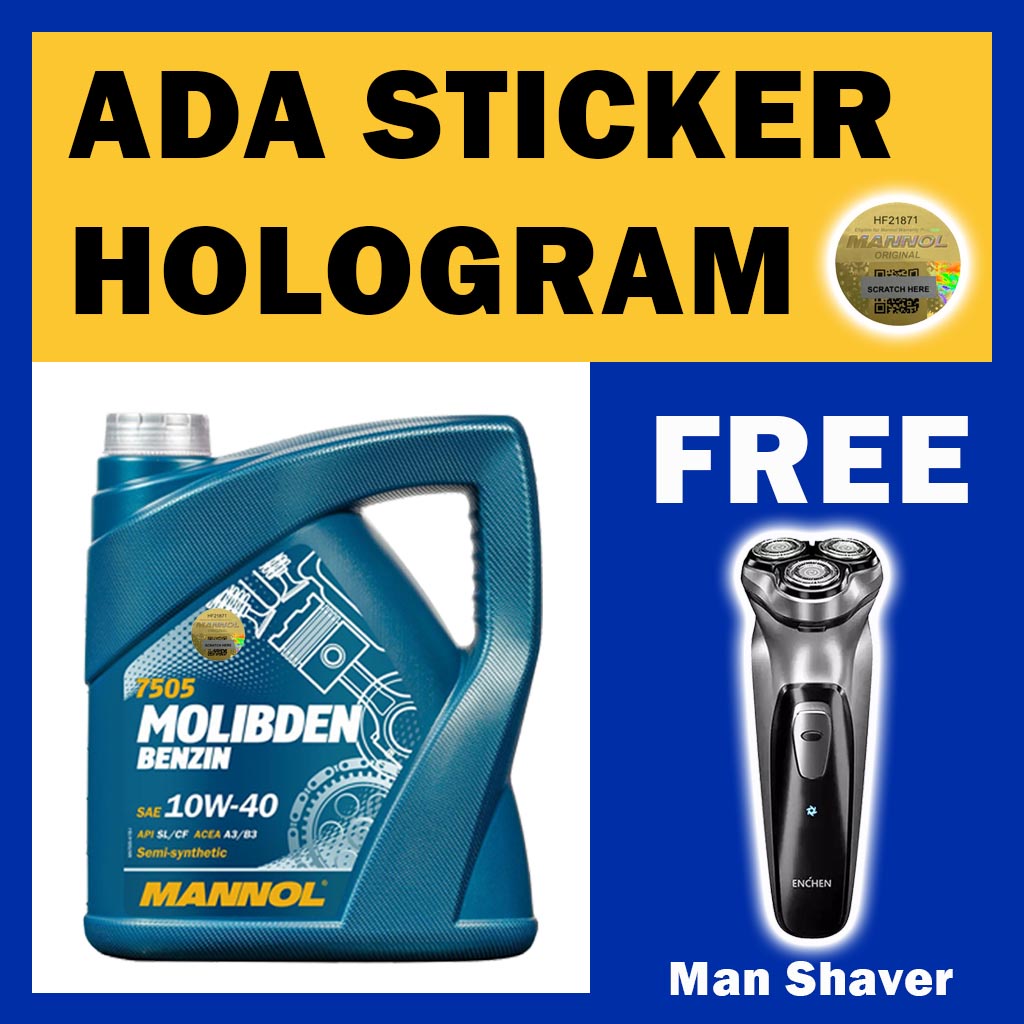 MANNOL Molibden 10W-40 API SL/CF (MoS2) (Nama lama dikenali sebagai ...