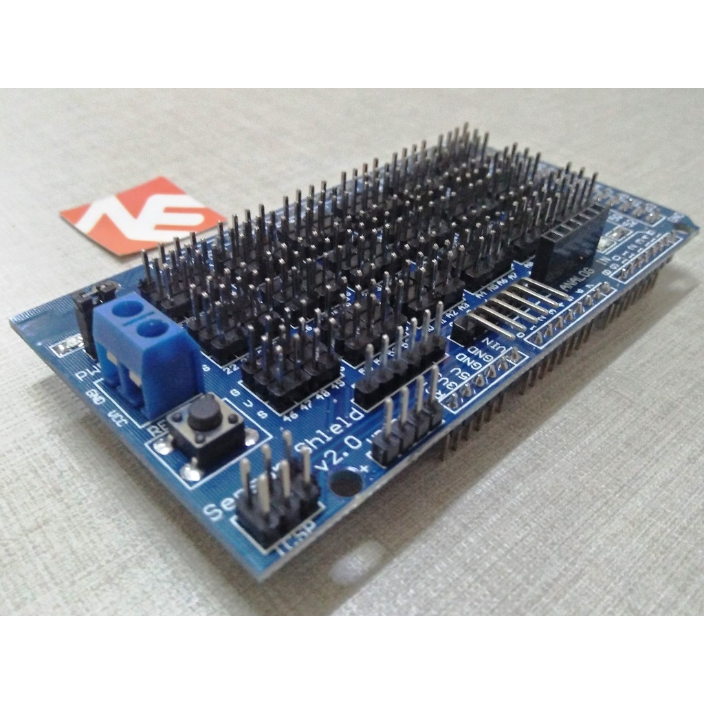 Sensor Shield Arduino Mega Digital Analog Module Servo Motor Arduino