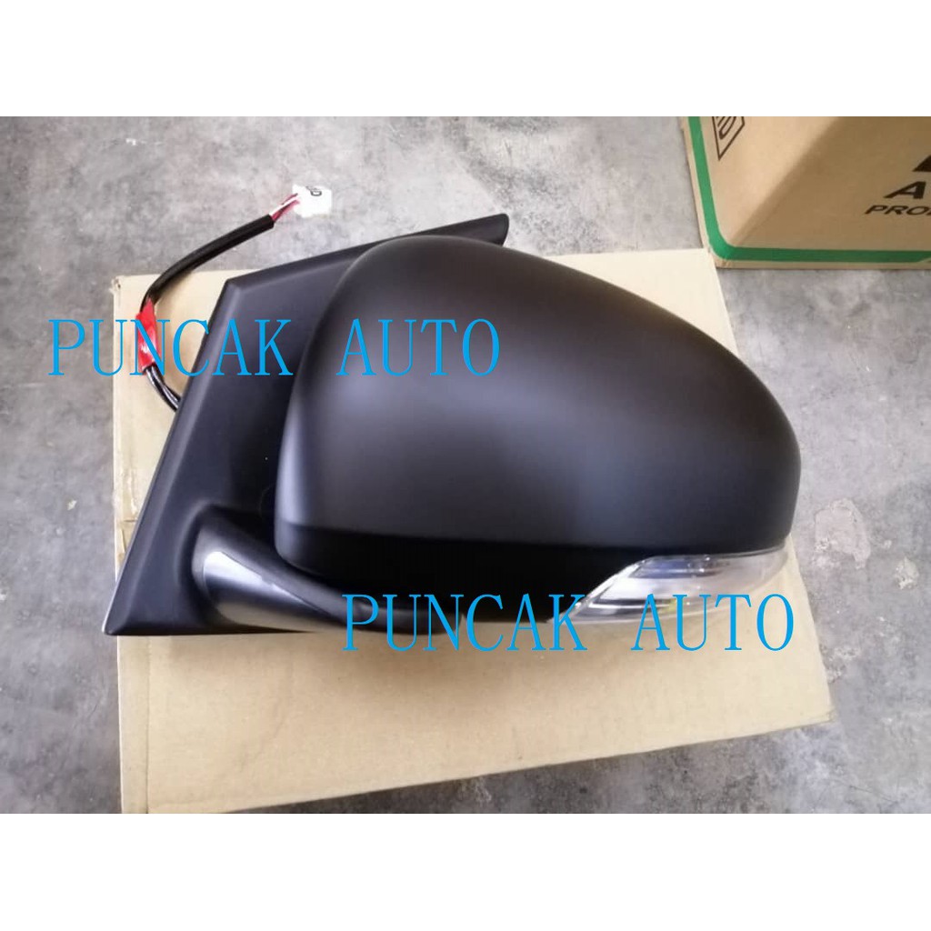 PERODUA AXIA SIDE MIRROR AUTO WITH SIGNAL LAMP/ AUTO FLIP (7 WIRE) NEW ...