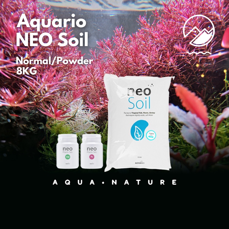 Aquario NEO Soil 8kg (Product of Korea) - Normal / Powder Type [Free ...