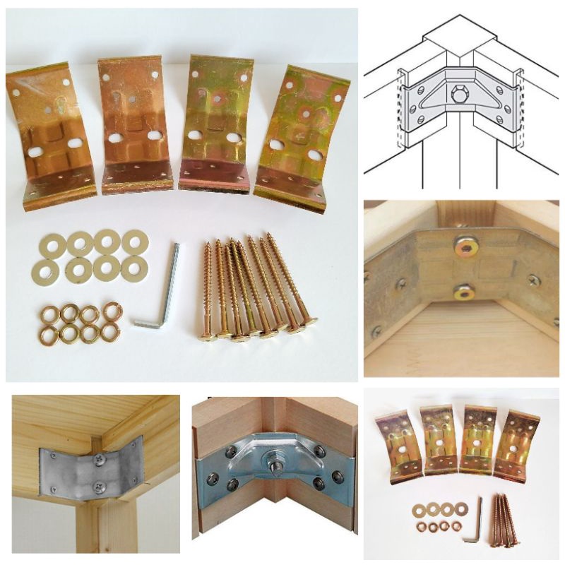Corner Brackets Joint Fixed Fasteners Connector Corner Bracket Code ...