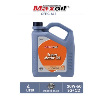 Maxoil 20W-50 SG/CD Premium Mineral 4L | Shopee Malaysia