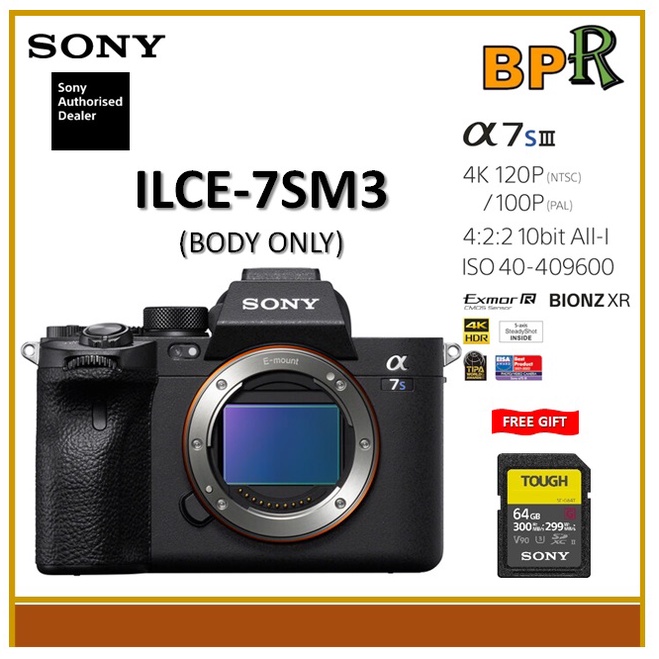 Sony Alpha a7S III Mirrorless Digital Camera (Body Only) ( ILCE-7SM3 ...