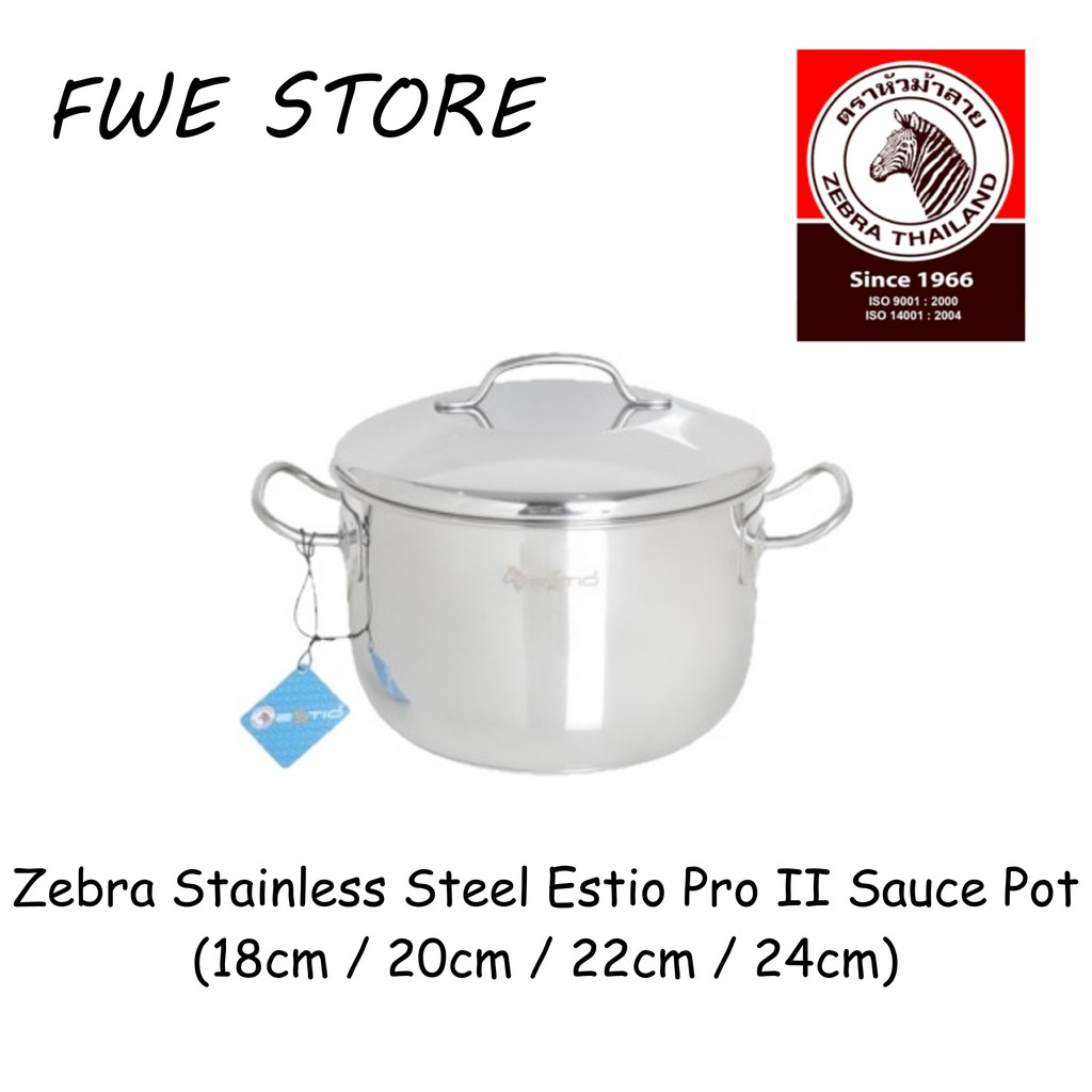 (100% Original) Zebra Thailand Stainless Steel Estio Pro II Sauce Pot ...