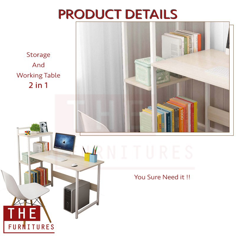 Daily Discover! THE Study Deck Writing Desk Office Table With_Book ...